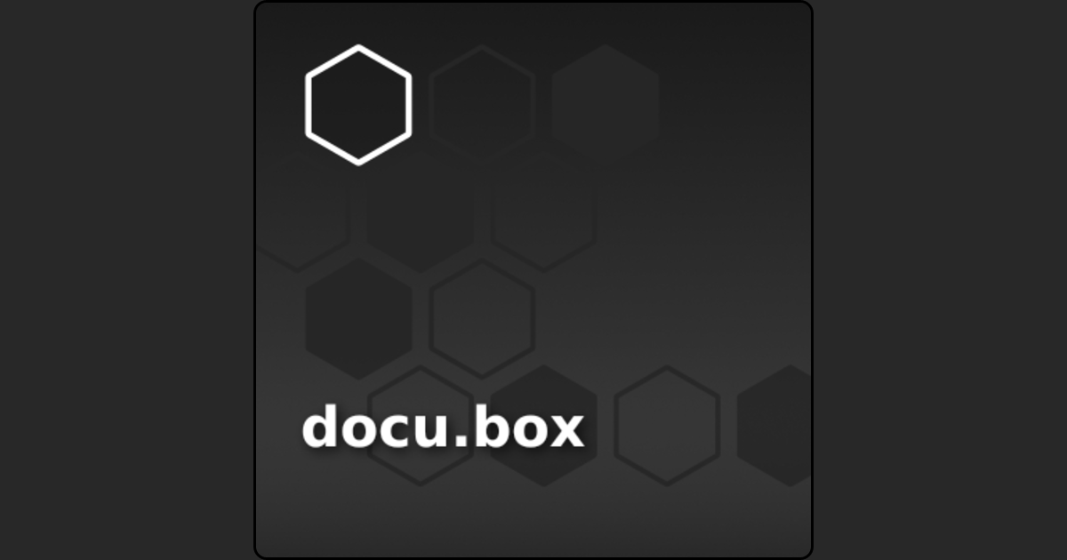 docu.box - Profile | .box